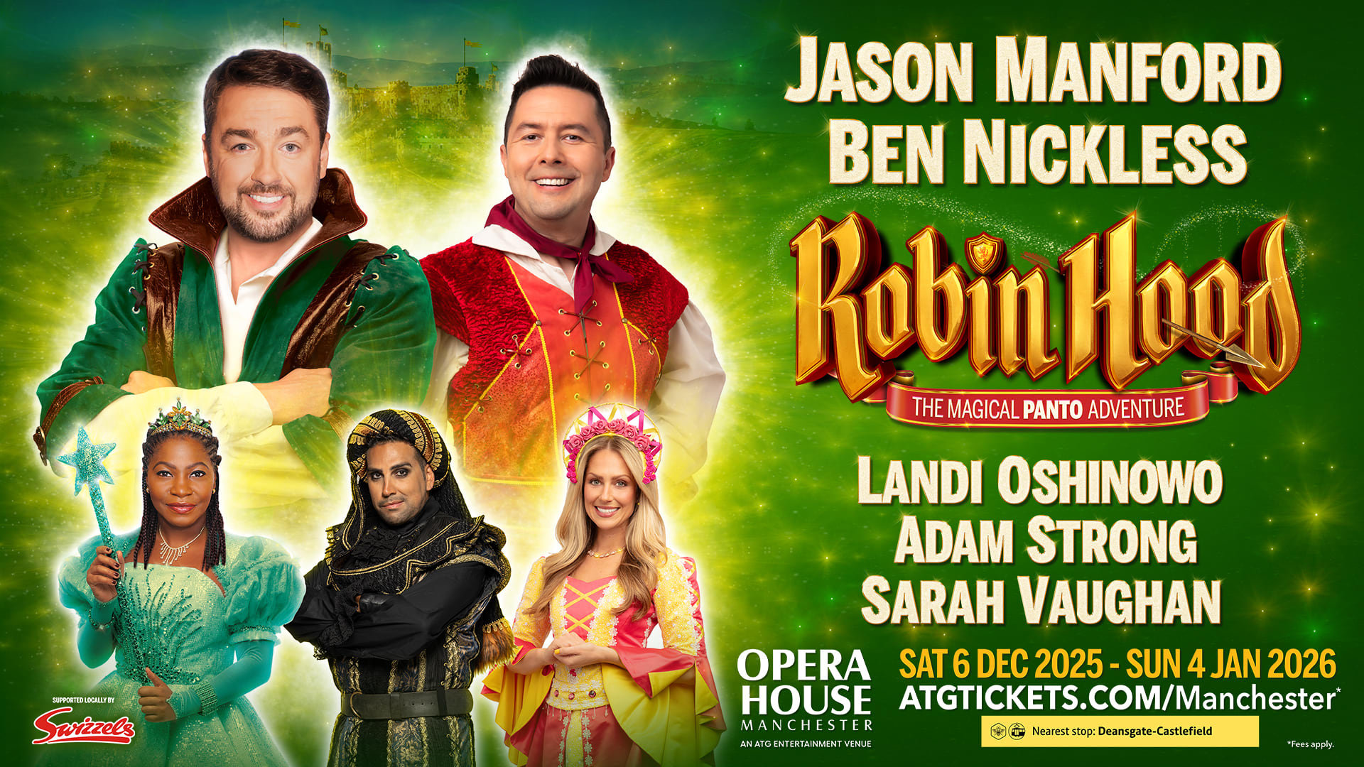 Who is staring in 'Robin Hood' at the Opera House, Manchester? – ATG Tickets - United Kingdom